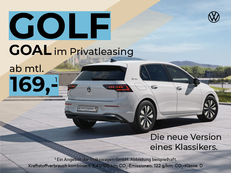 VW Golf GOAL – Ihr perfekter Begleiter für Stil, Komfort und ...